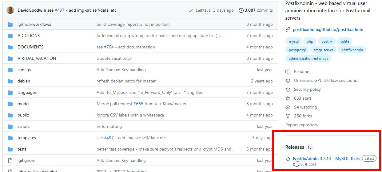 PostfixAdminのインストール(MySQL編) – FanRia IT Solutions